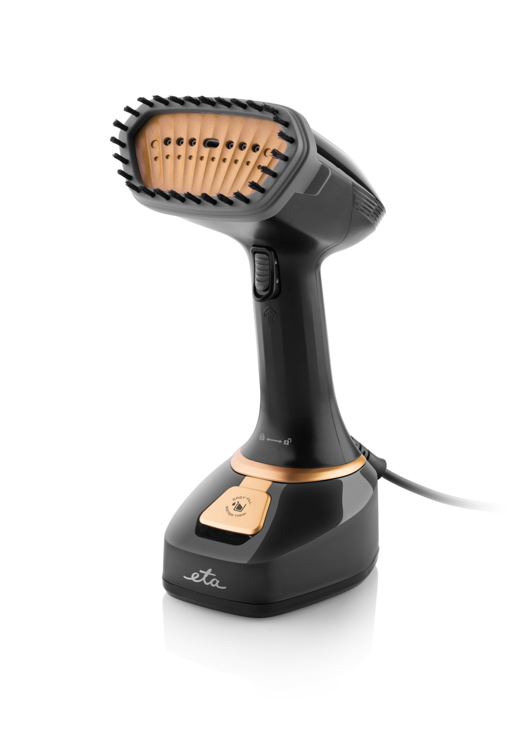 Hand-held garment steamer ETA Stephany 3270 90000 black/golden – ETA ...